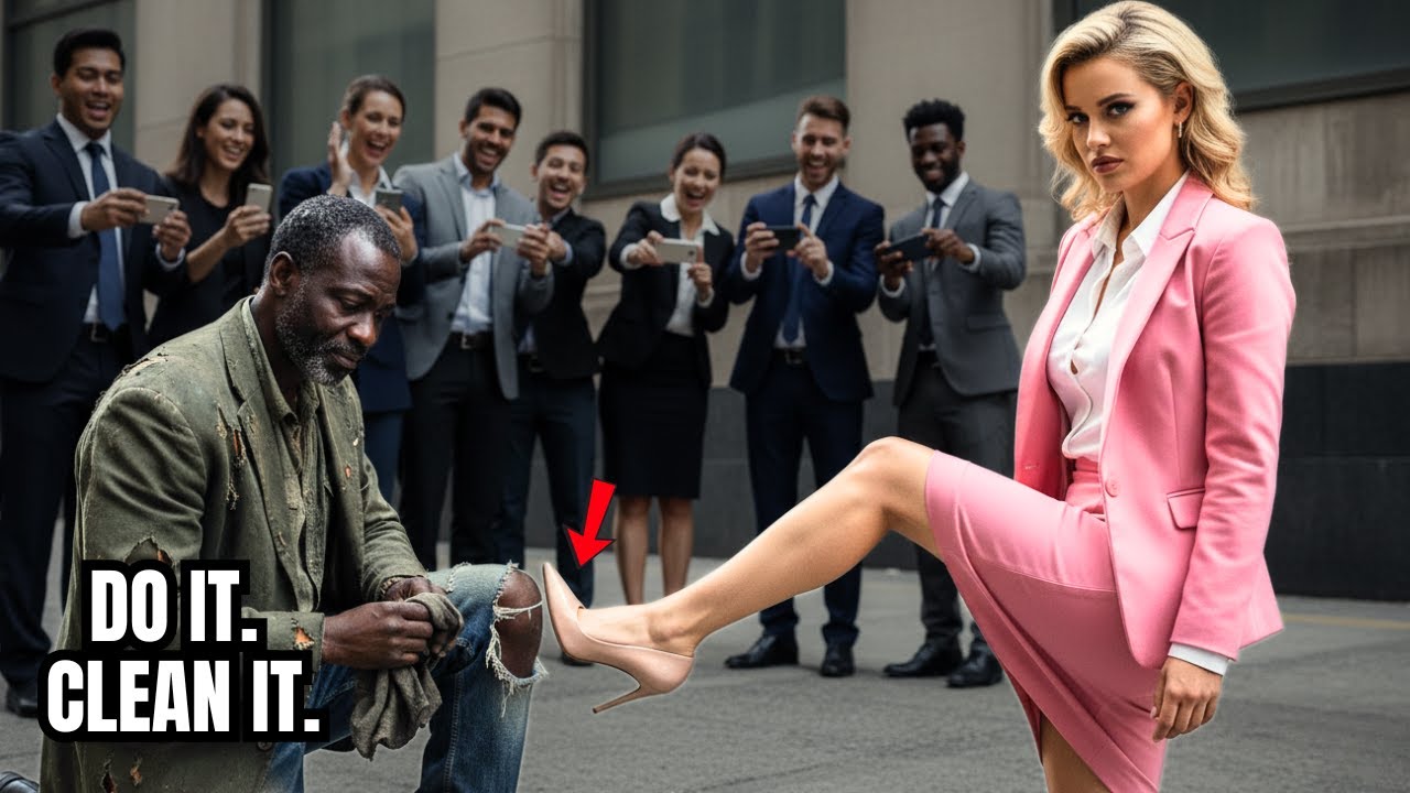 She Made a Homeless Man Clean Her Heels… In Front of Everyone - YouTube