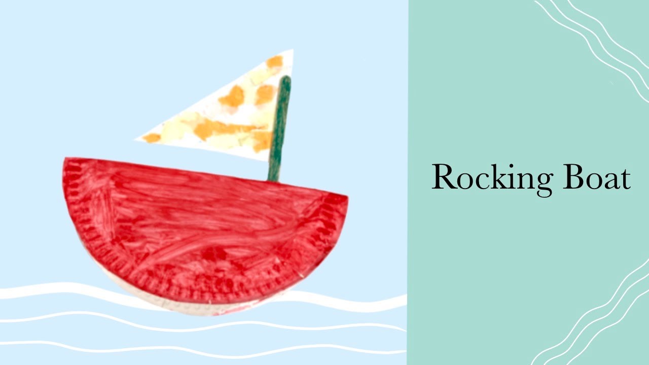 Arts & Crafts for Toddlers: Rocking Boat - YouTube