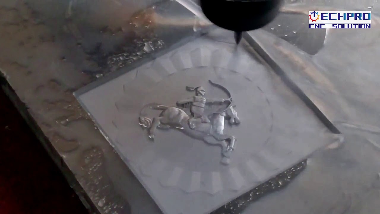 Metal mold CNC Router 3D cutting machine with working area 400*400mm ...
