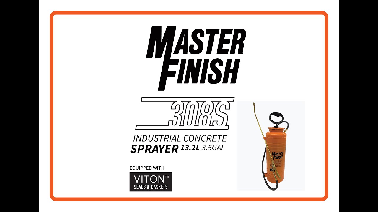 Masterfinish 308S Industrial Sprayer - Lid Locking Instruction - YouTube