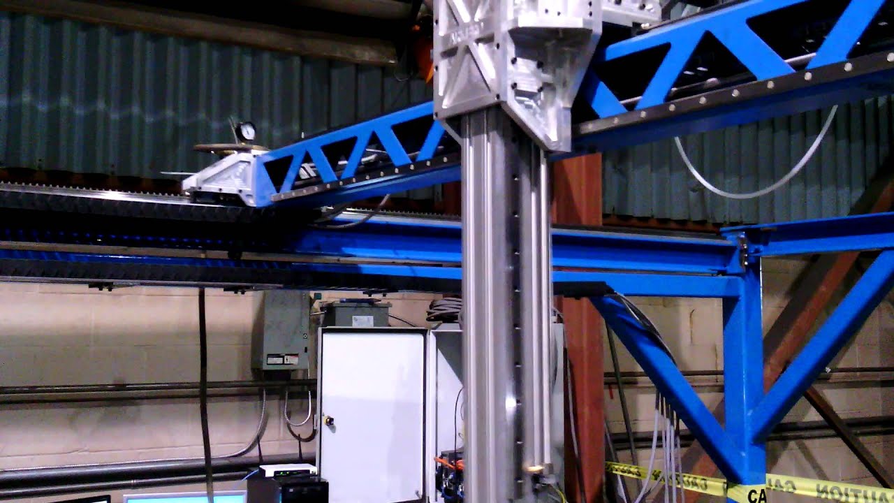 Ethercat CNC Gantry test - YouTube