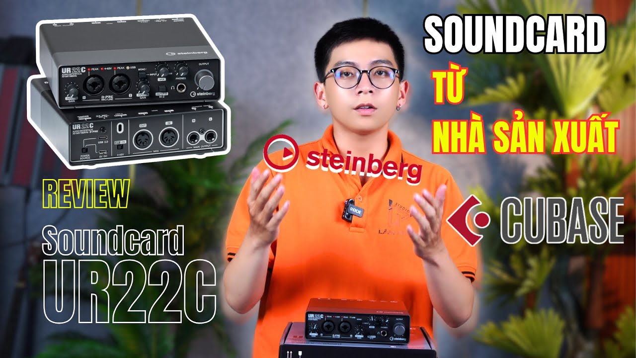 Sound card Steinberg UR22C thu âm cực hay trong phân khúc 4 triệu - YouTube