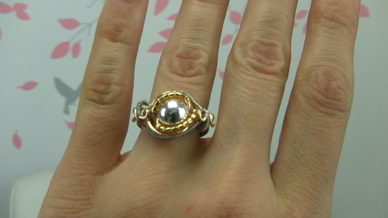 Wire Wrap Bead Ring Tutorial Demo YouTube wire-wrap-bead-ring-tutorial-demo-youtube