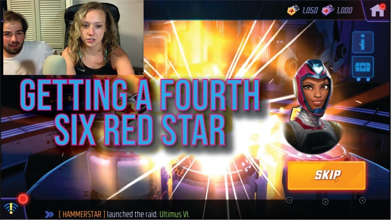 My 4th 6 Red Star - Ironheart Red Star Orb Opening I Marvel Strike ...