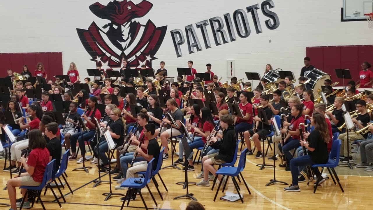Cooper Junior High Band concert - YouTube