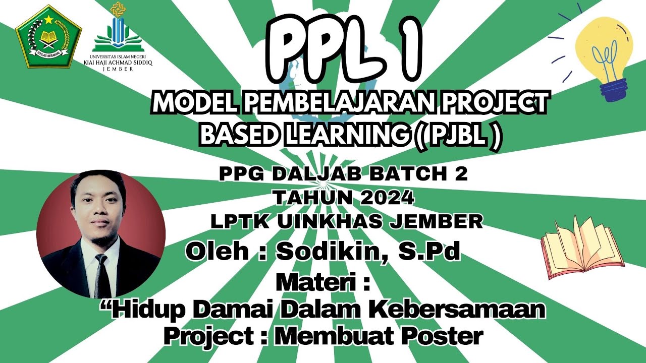 PPL 1 PPG DALJAB PAI BATCH 2 THN 2024 MODEL PEMBELAJARAN PROBLEM BASED LEARNING LPTK UINKHAS ...