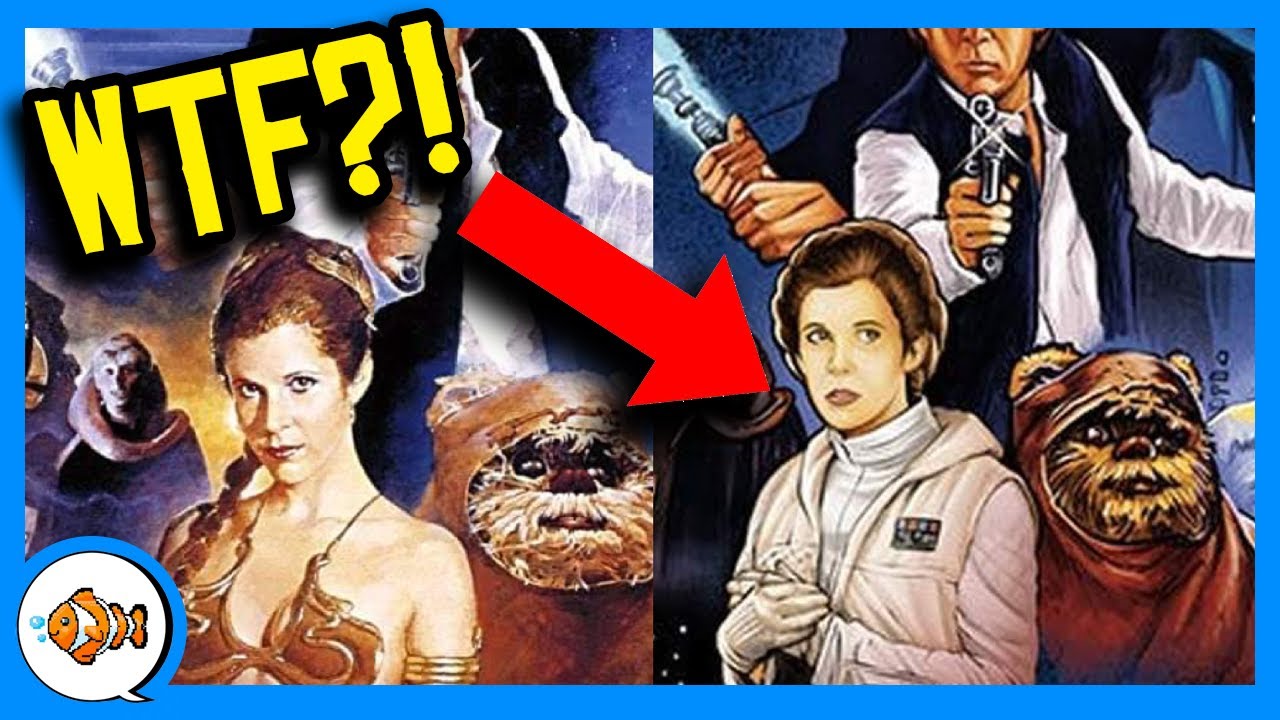 Slave Leia CENSORED on Return of the Jedi Merchandise?! - YouTube