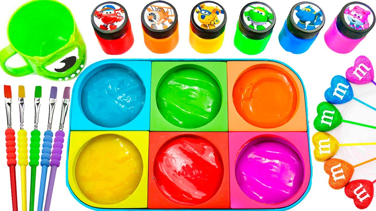 Satisfying Video l DIY How To Make Rainbow SPRUNKI FORM & 6 Glitter ...