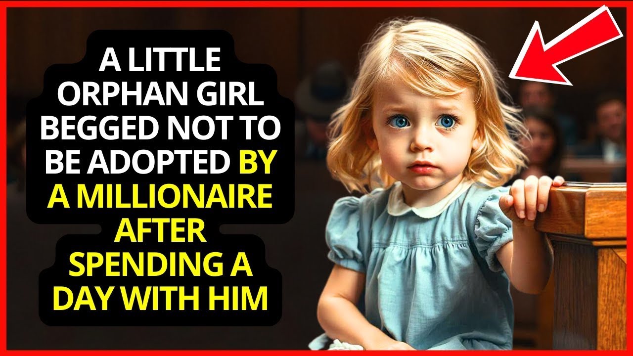 A Little Orphan Girl Begged Not To Be Adopted By A Millionaire After ...