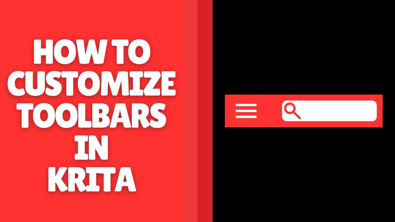 How to Customize Toolbars in Krita | Useful Guide - YouTube
