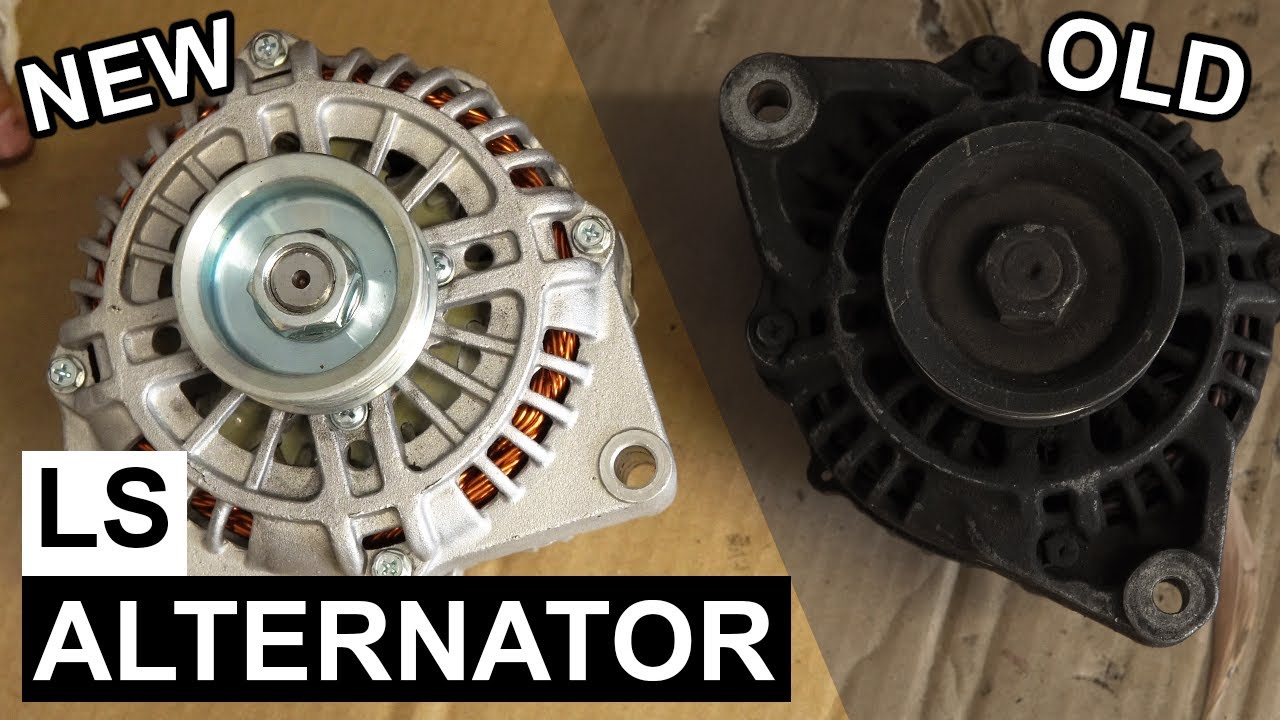 LS ALTERNATOR UPGRADE ON A SR20 180SX | How To - YouTube
