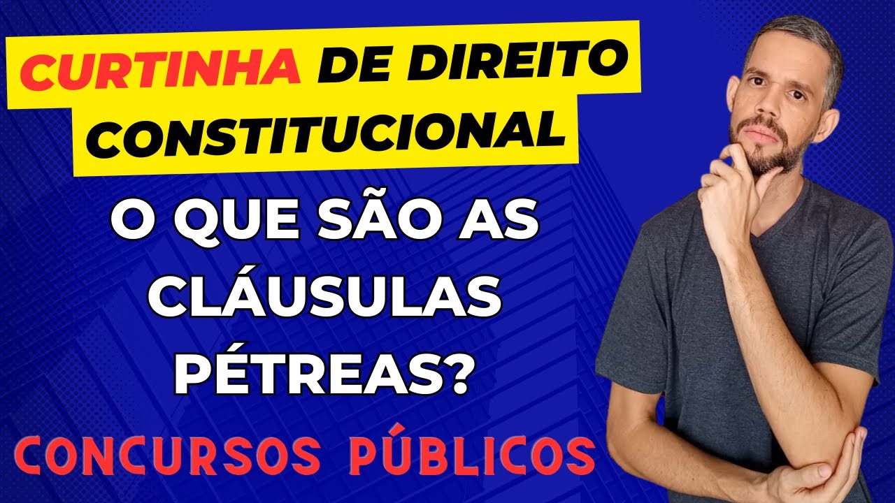 O Que São As Cláusulas Pétreas Da Constituição Federal? | Concursos ...