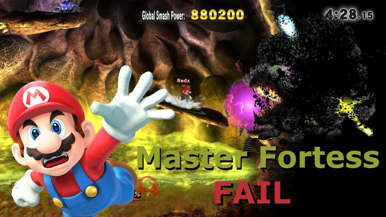 Super Smash Bros. Wii U - Classic Mode - "Master Fortress" Fail - YouTube