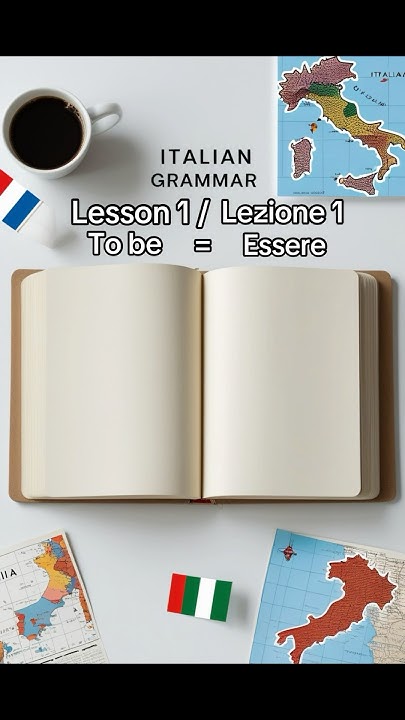 Italian🇮🇹 Grammar - Lesson 1 : The verb “to be”( “essere”) and ...
