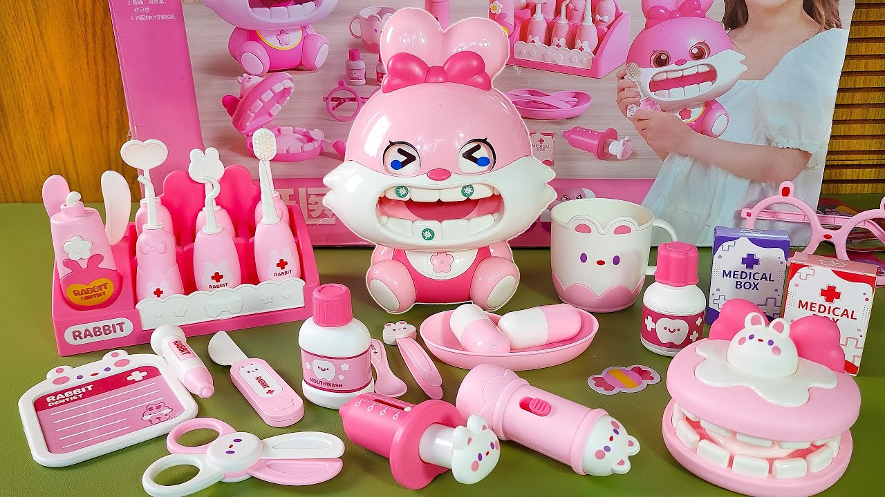 Satisfying with Unboxing Cute Doctor Dentist Set , Kitchen Cooking Toys ...