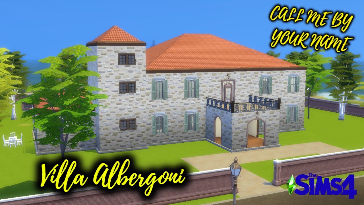 VILLA ALBERGONI (CALL ME BY YOUR NAME) 🍑👨‍ ️‍👨 / LOS SIMS 4 SPEEDBUILD ...