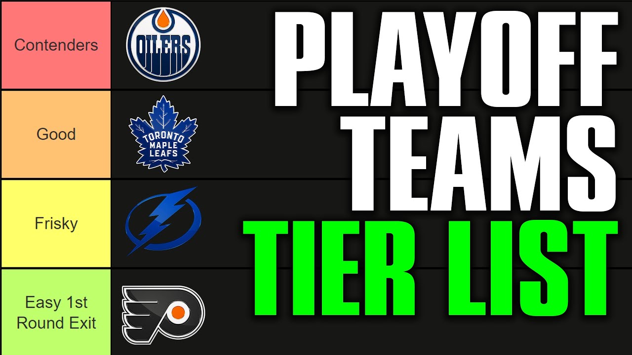 Tier Listing NHL Playoff Teams - YouTube