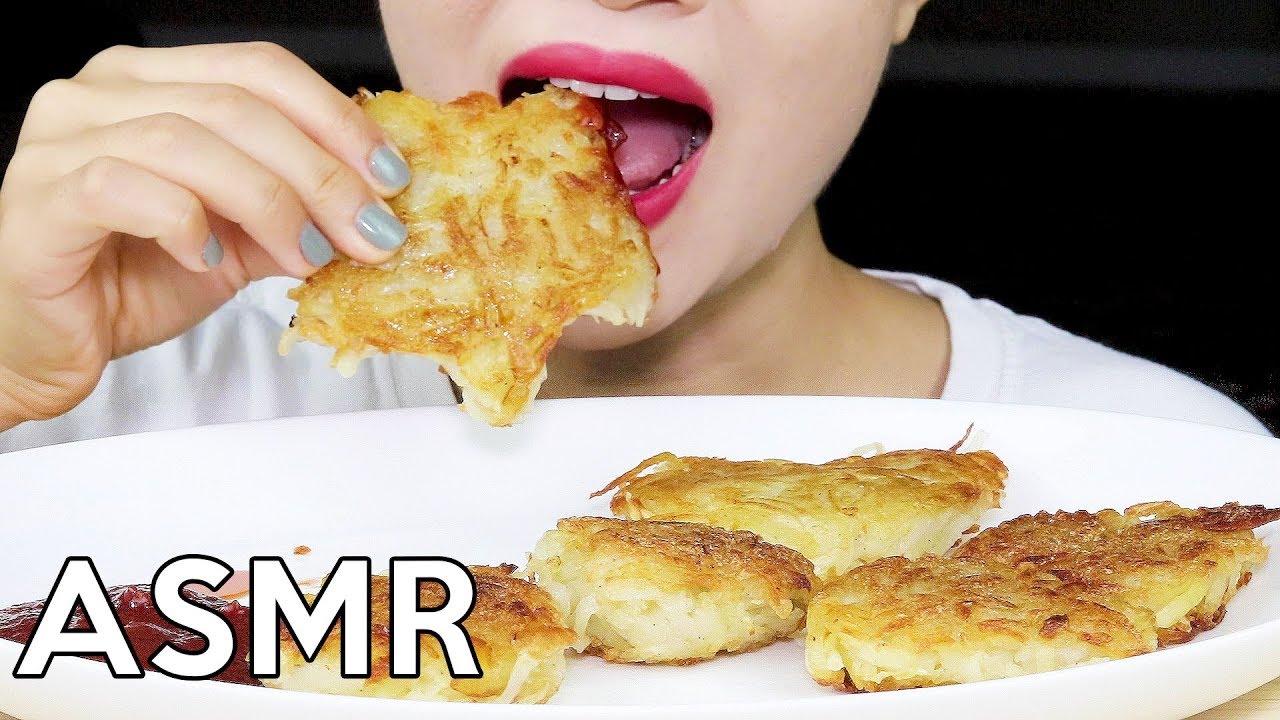 ASMR HASH BROWNS *Crunchy* 해시브라운 리얼사운드 먹방 Eating Sounds - YouTube