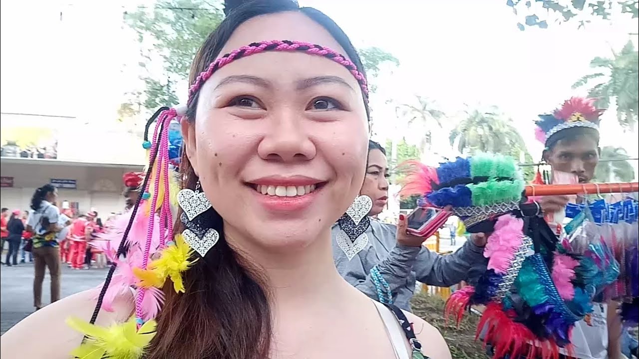 Head Dress And Face Paint Sa Kadayawan Festival 2019 - YouTube