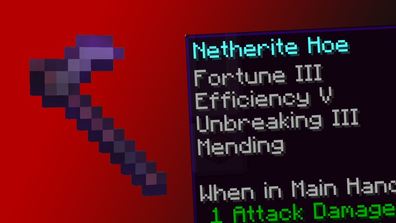 The quest for Minecraft's Maxed out Netherite Hoe - YouTube