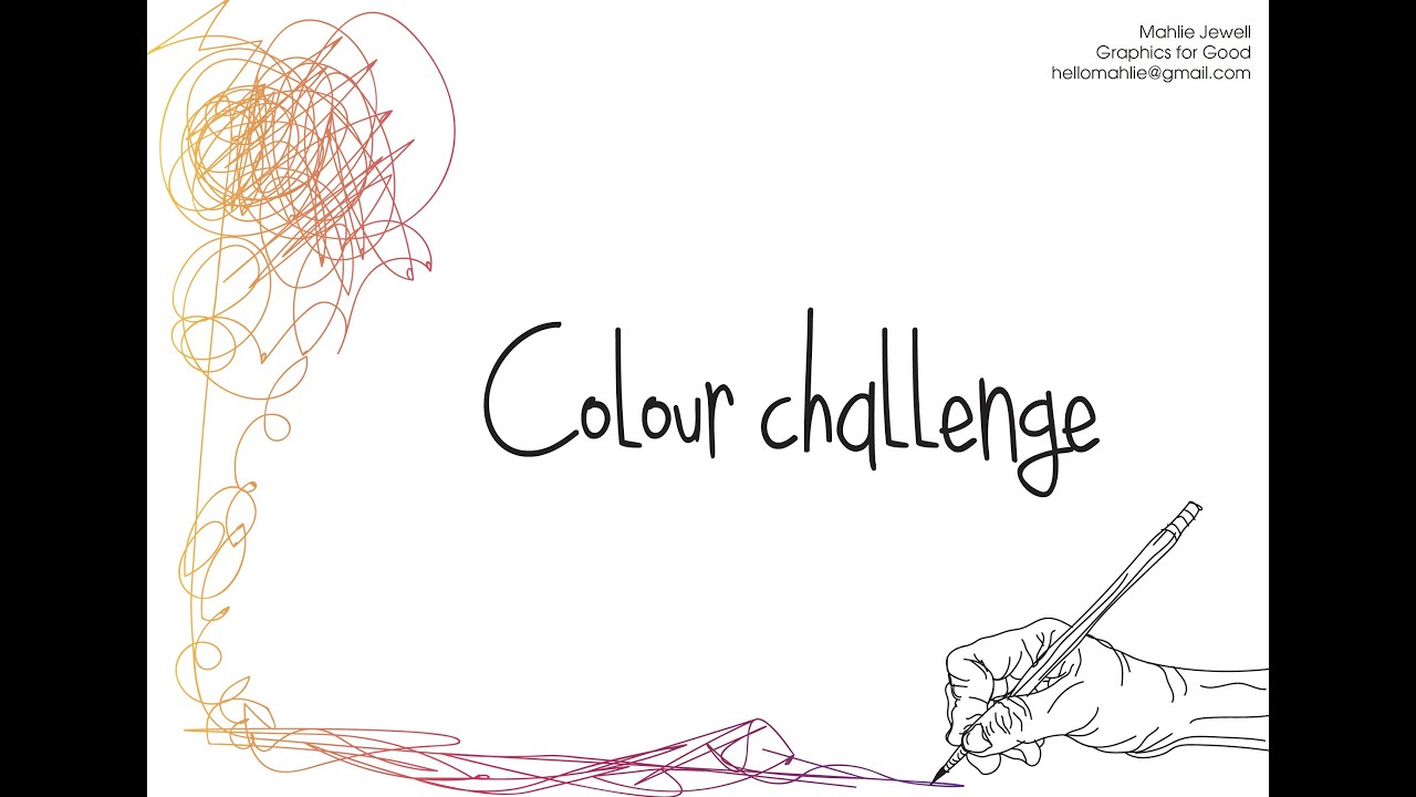 Drawing for Distress Tolerance - PART 4 - Colour Challenge - YouTube