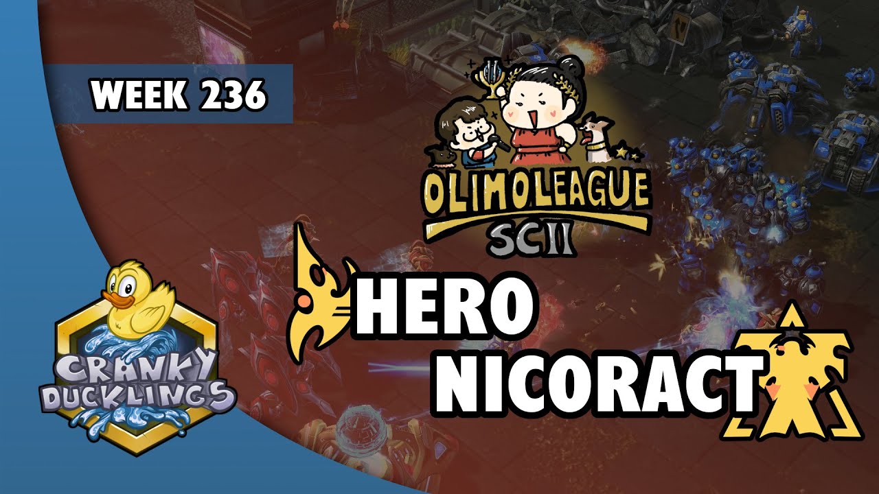 herO vs Nicoract - PvT | OlimoLeague Week #236 | Weekly StarCraft 2 ...