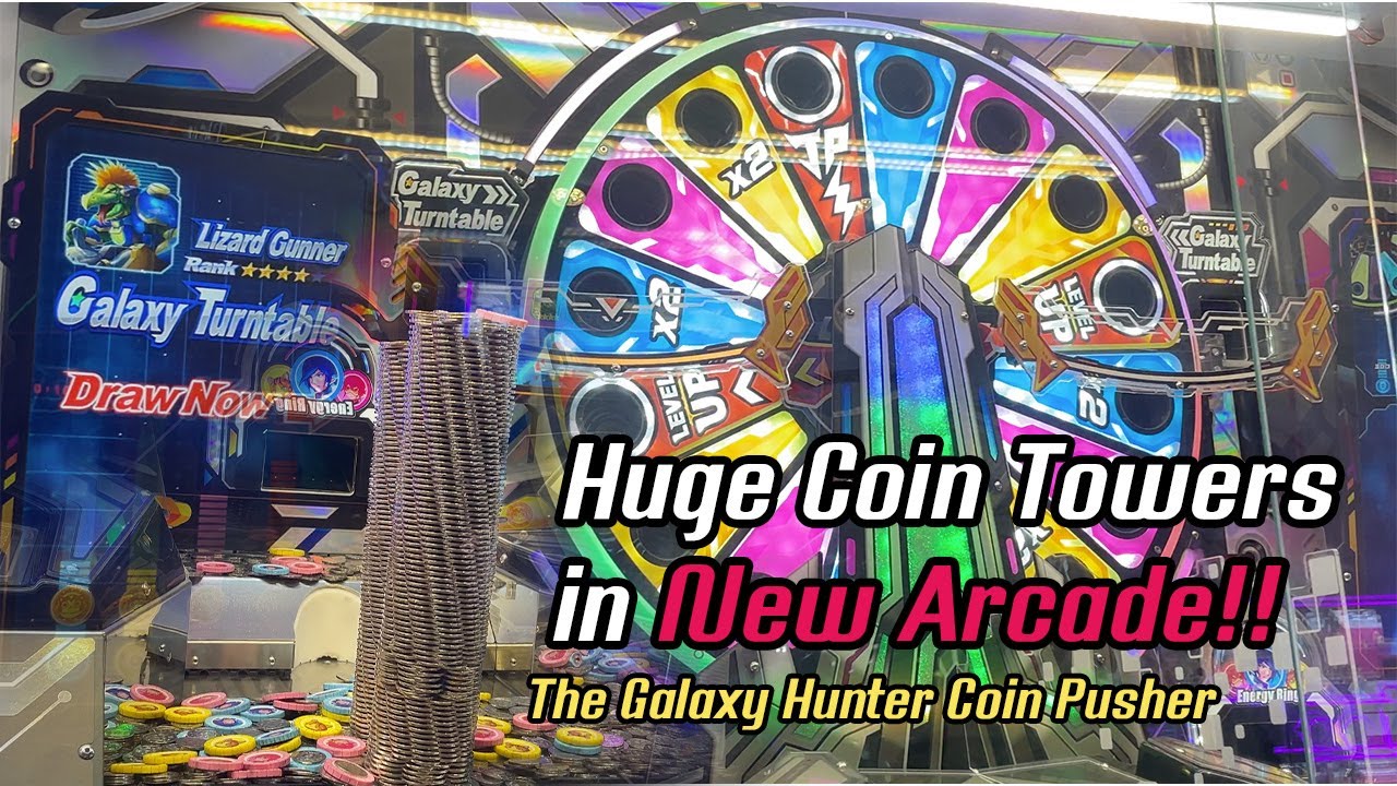 New Arcade Game, Galaxy Hunter Coin Pusher! Can i get the Huge Coin ...