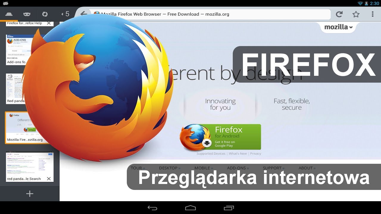 Przeglądarka internetowa Firefox - Opinia - YouTube