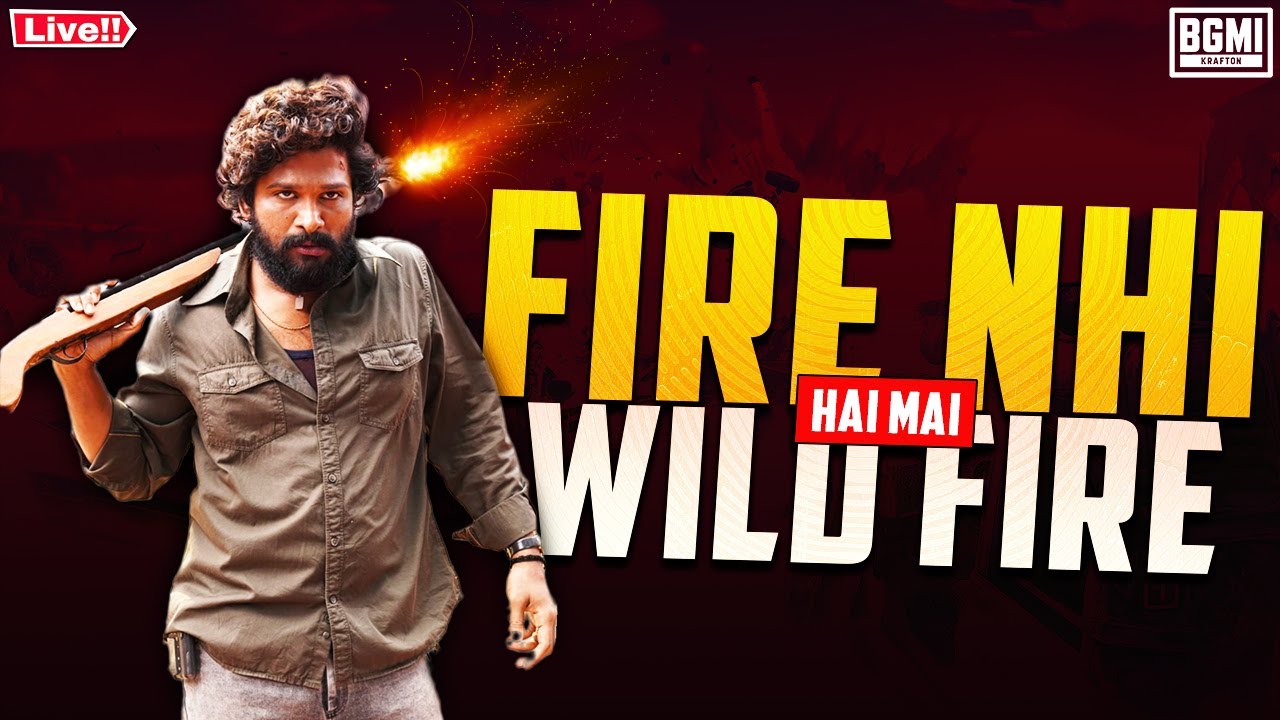 BGMI LIVE : FIRE NHI WILD FIRE HAI MAI IMxJIVNisLIVE #bgmi #newupdate # ...