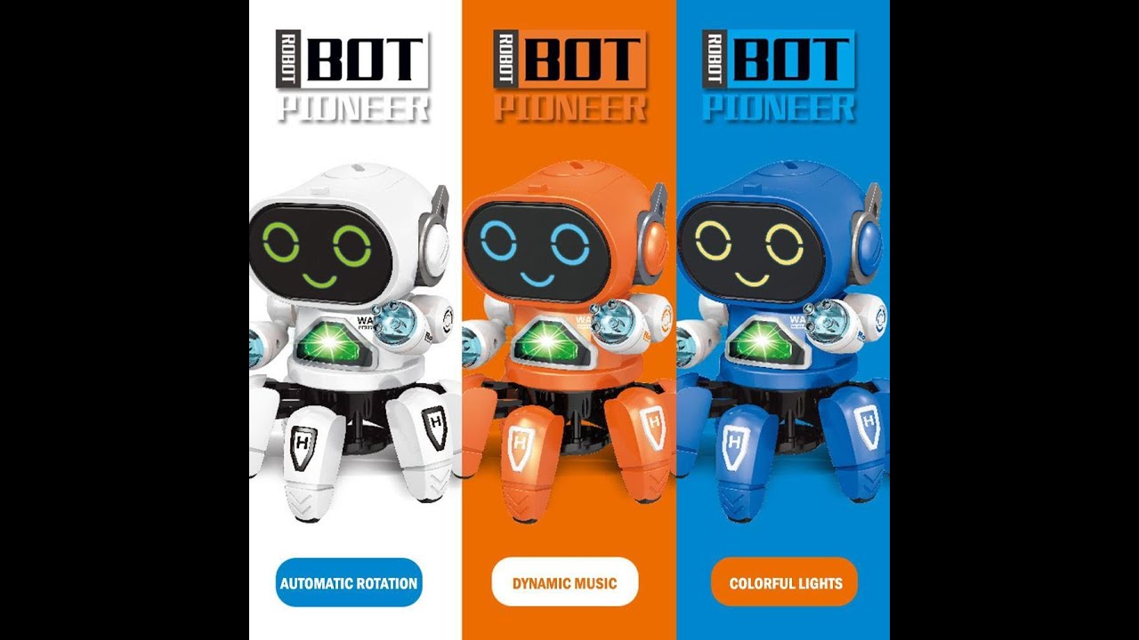 Dancing Robot Electric 6 Claw Robot Octopus Spider Robots Toy Swing ...