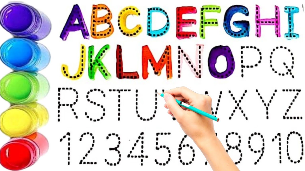 ABCD writing for kids, A to Z, A for Apple B for Ball, ABC, ABC Song ...