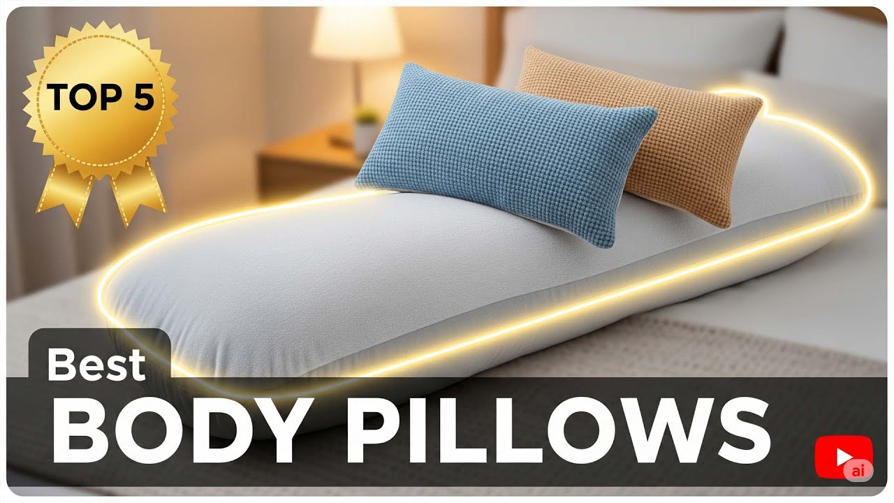 TOP 5 Best Body Pillows 2026 | Full body support pillow Amazon - YouTube