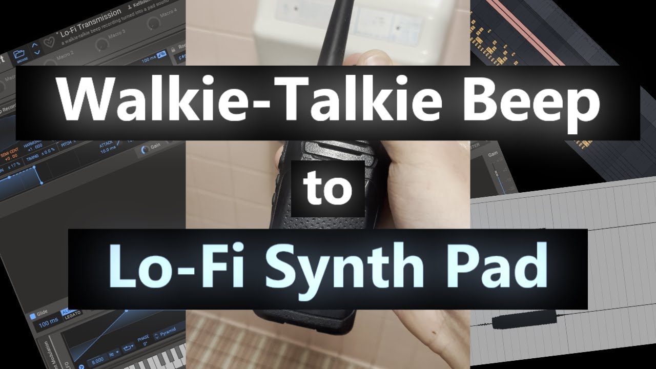 Walkie Talkie Beep to Lo Fi Synth Pad - YouTube