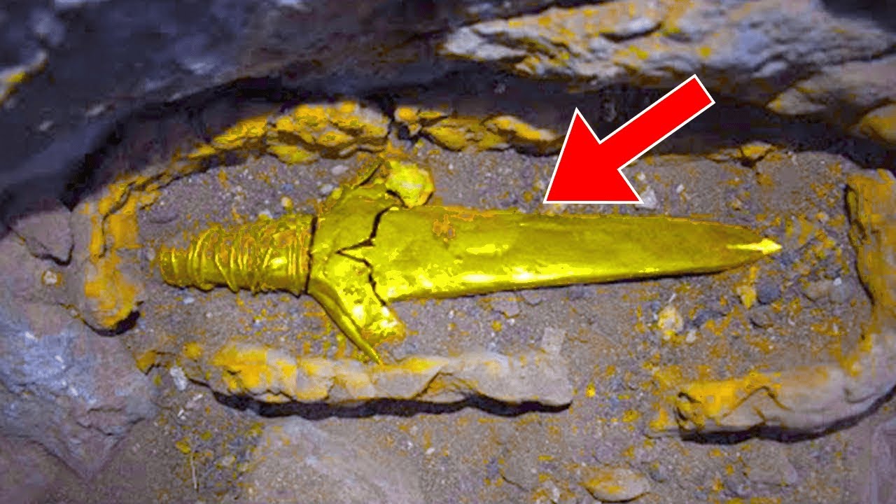 Man Finds Golden Dagger, He Gets Arrested When Trying To Sell It - YouTube