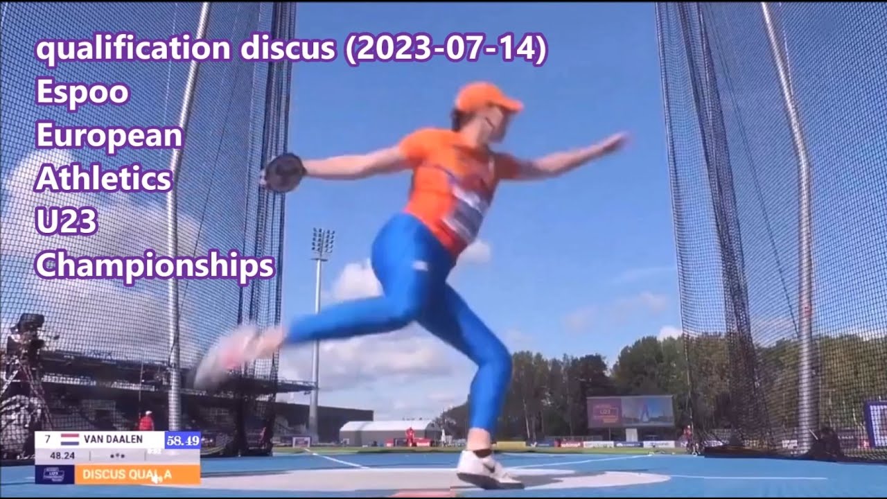 Alida van Daalen (Netherlands) qualification discus 58.49 meters (2023 ...