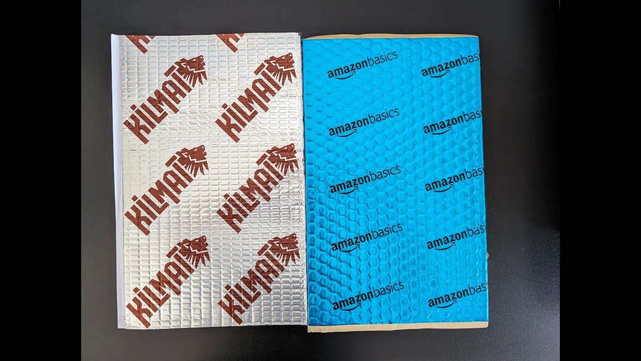 Kilmat vs AmazonBasics Car Sound Deadening Mat - Physical Differences ...