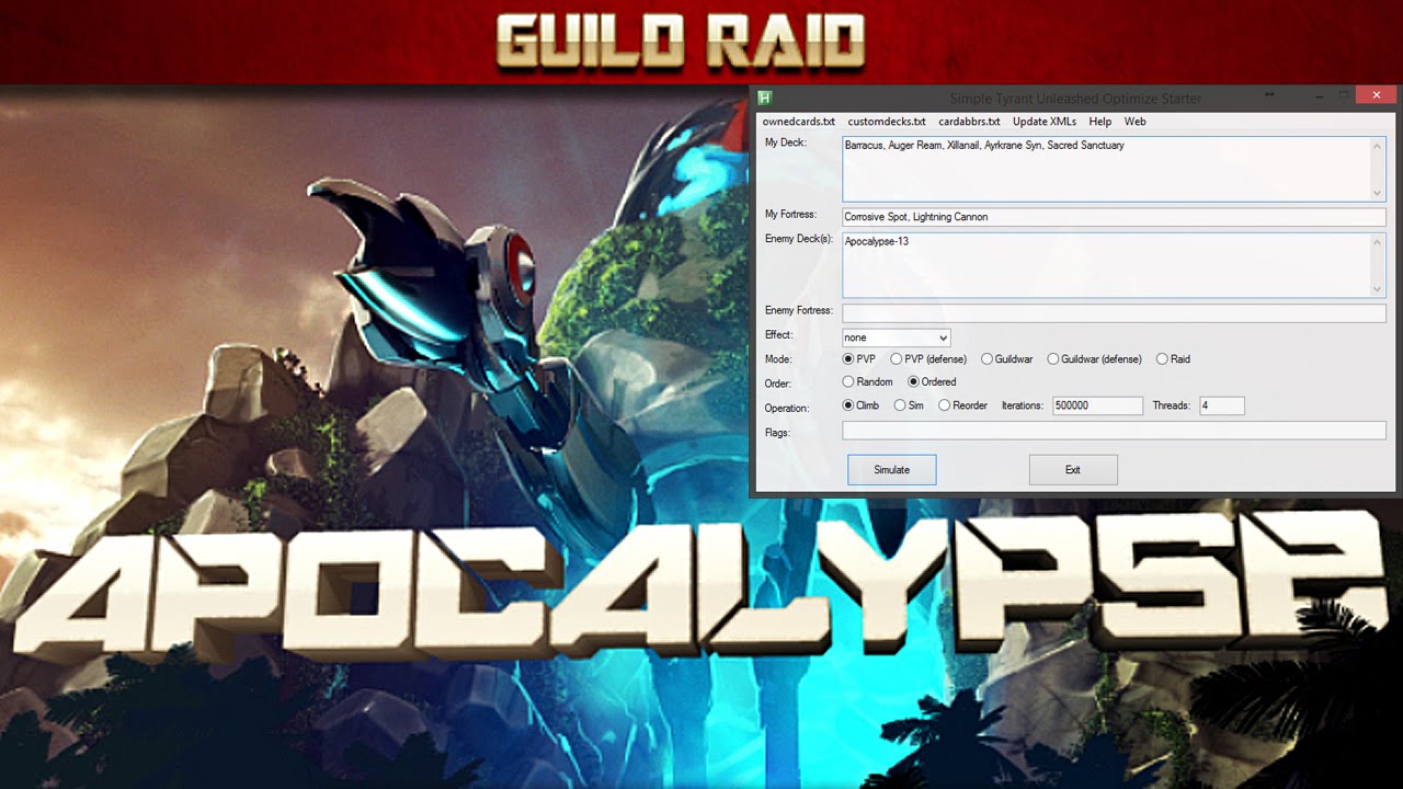 TU: Tyrant Unleashed - Optimizer 101 with Commentary - YouTube