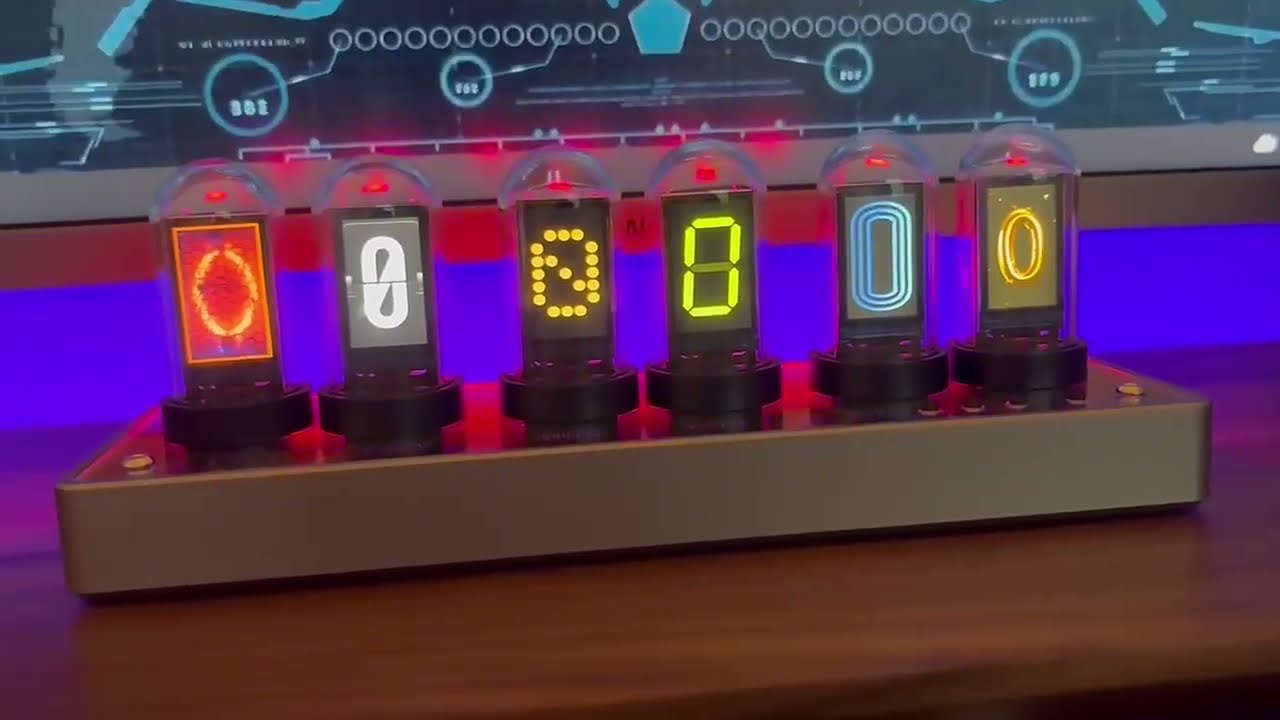 Diy Nixie Tubes Digital Ips Tube Clock - YouTube