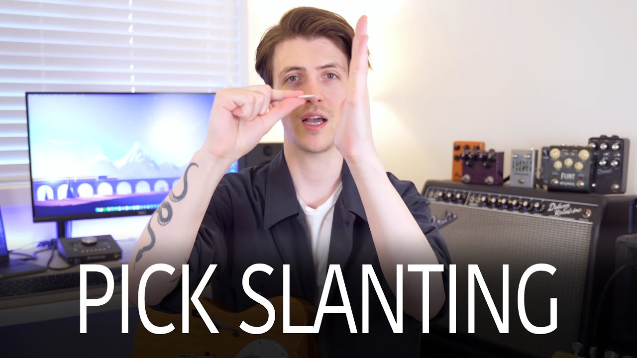 How To Play Rhythm Using Pick Slanting - Essential Technique For Thick ...