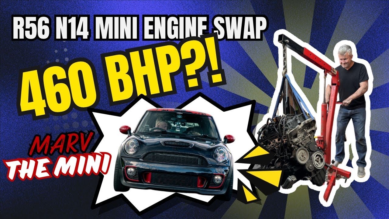 R56 mini engine removal day 🙌 - YouTube