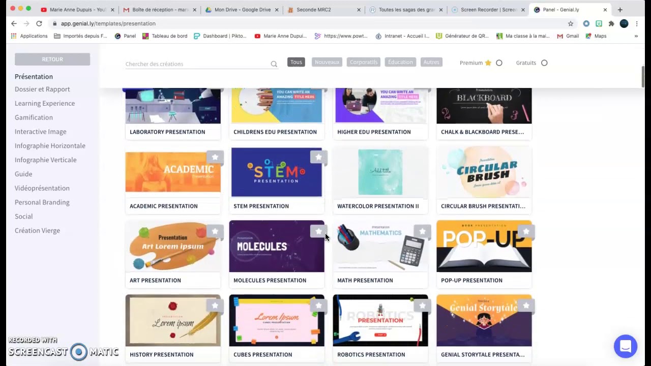 2MRC2 : TICE 2 présenter une marque avec Genially - YouTube