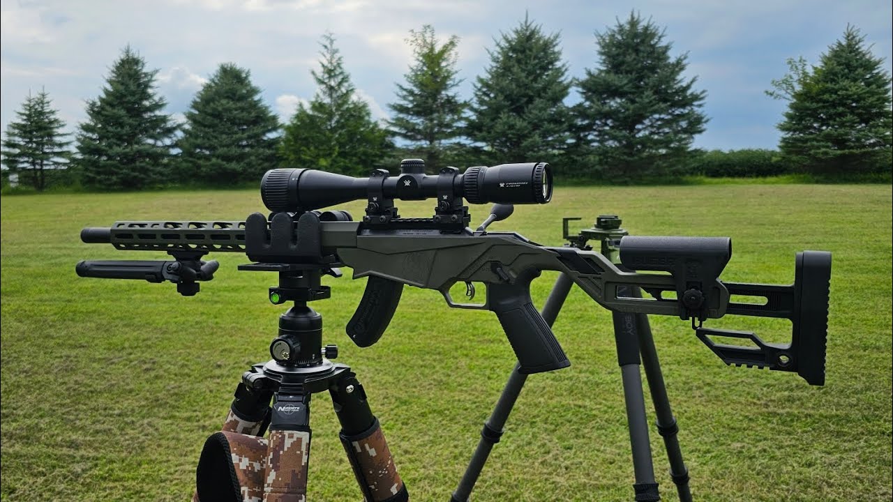 Ruger Precision Rimfire Scope Sight In Vortex Crossfire - YouTube