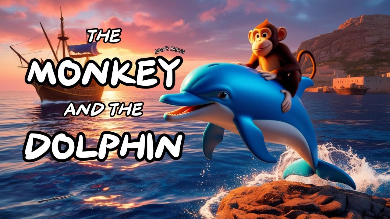 The Monkey and The Dolphin | #bedtimestories | #story | #kidslearning ...