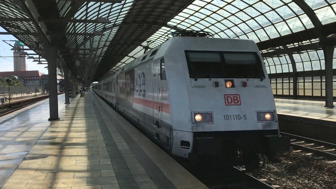 Ausfahrt BR 101 110-5 „50 Jahre Intercity“ als IC 147 ️ Amsterdam ...