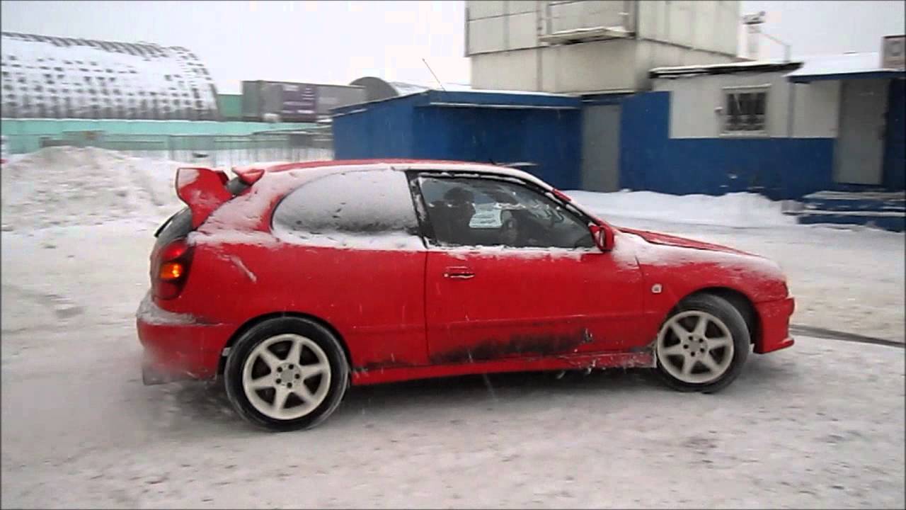 Toyota Corolla G6R 3sgte 4wd - winter 2016 - for my G6R.RU - YouTube