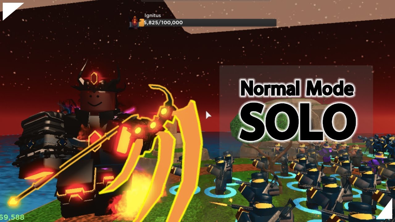 Normal Mode SOLO | Tower Blitz (ROBLOX) - YouTube