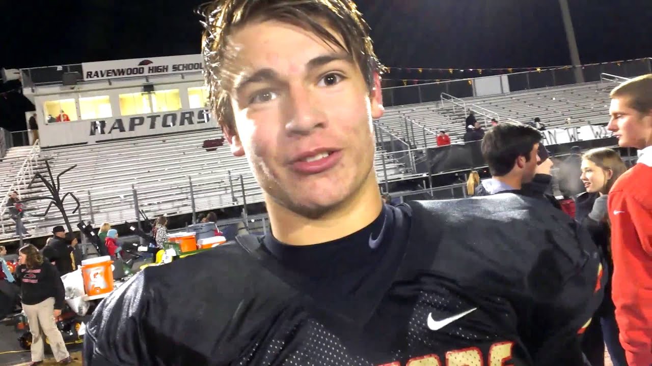 Ravenwood linebacker Garrison Jeronimus 10-25-13 - YouTube