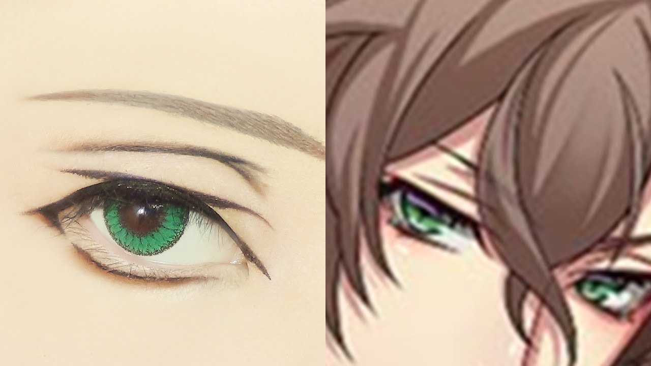 Gentaro Yumeno from Hypnosis Mic 夢野 幻太郎 | Tutorial: Anime Eye Makeup ...