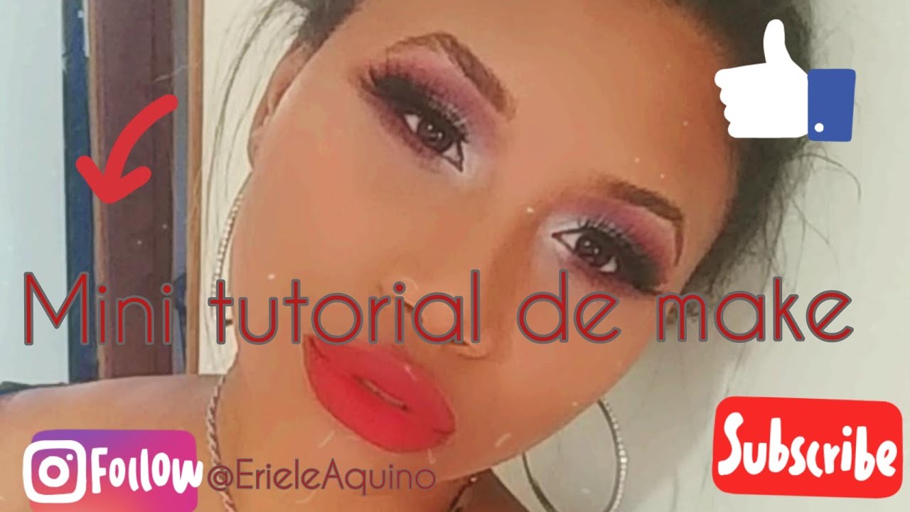 Mini tutorial de maquiagem 😅 - YouTube