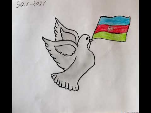 Zəfər gününə aid rəsmlər. Arzu Abbasova.